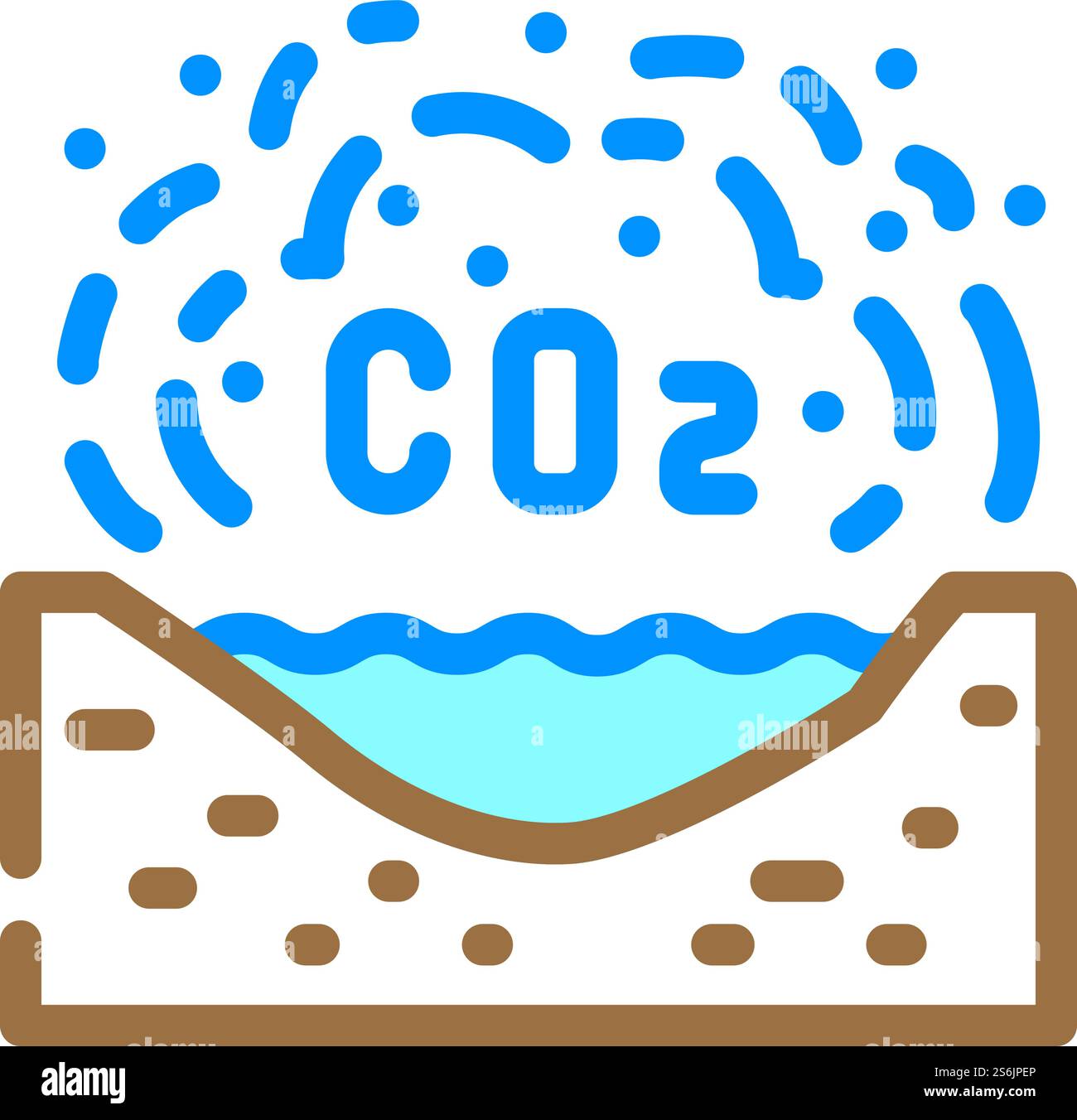 limnological disaster, emission of carbon dioxide in reservoir color ...