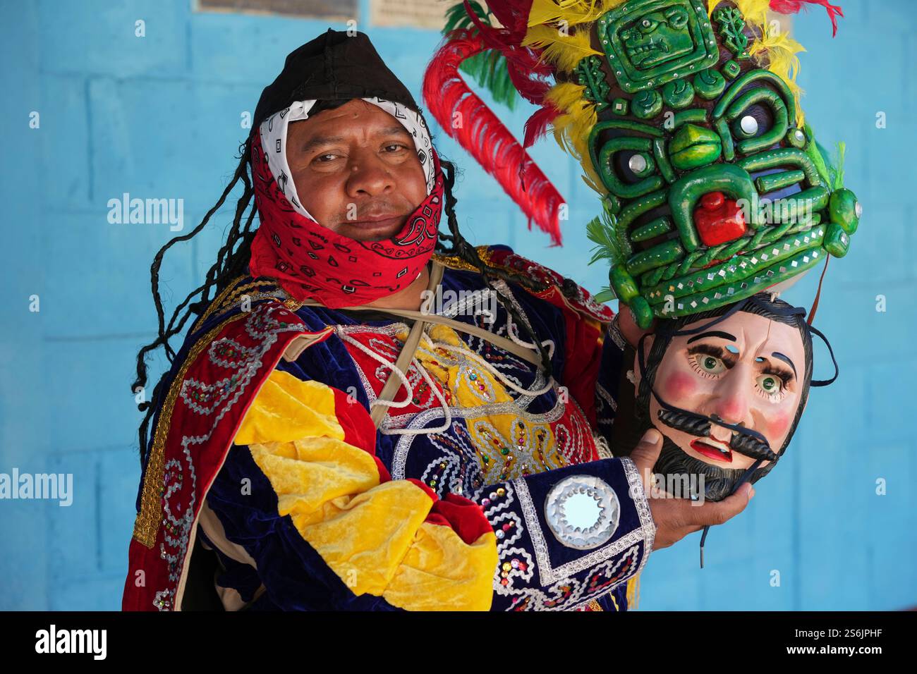 Freddy De Leon poses for a portrait in his Prince Tecun Uman costume ...