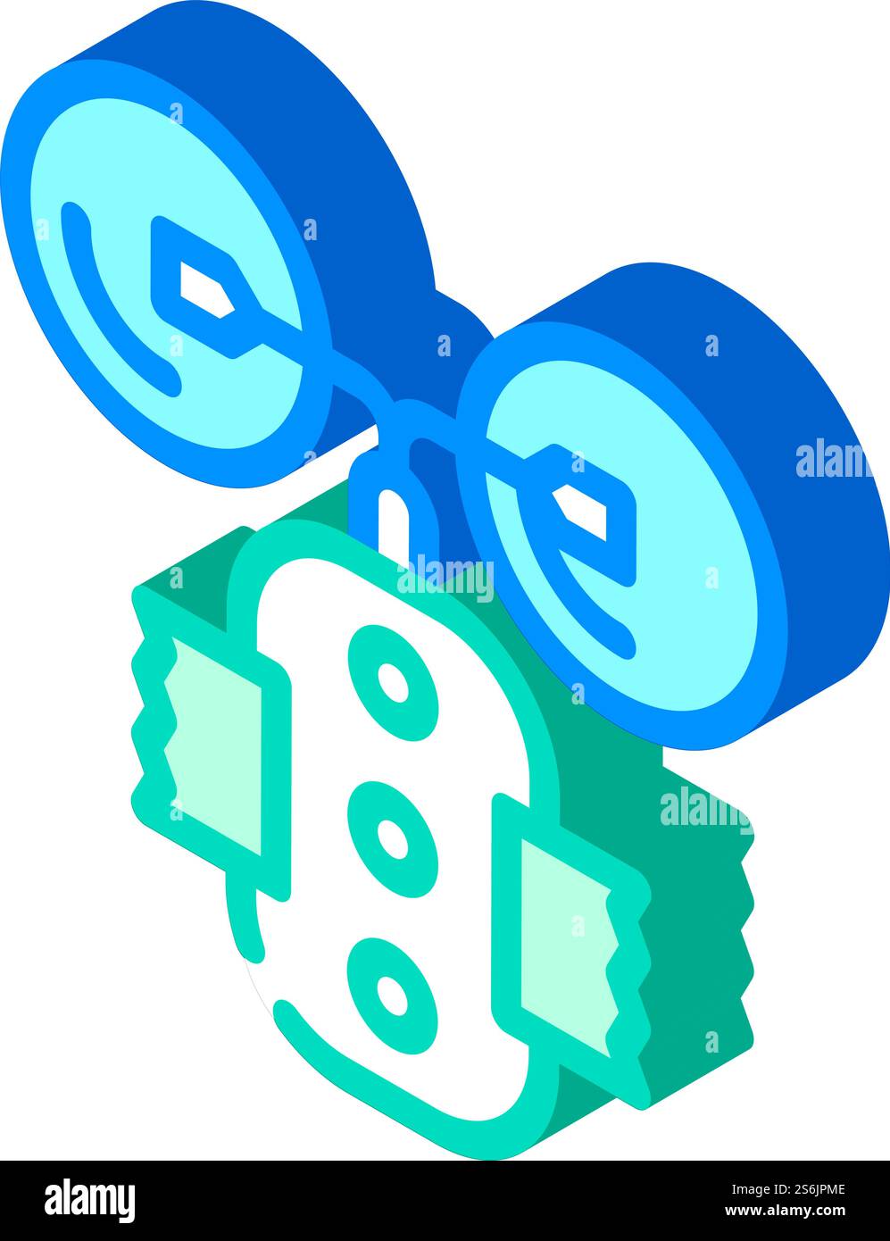 stimulant device isometric icon vector. stimulant device sign. isolated ...