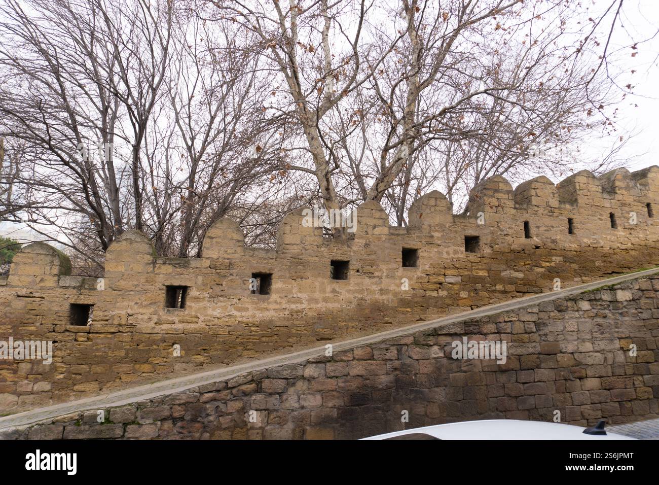Cold mood of Baku. Baku, Azerbaijan. January 12, 2025 Stock Photo - Alamy