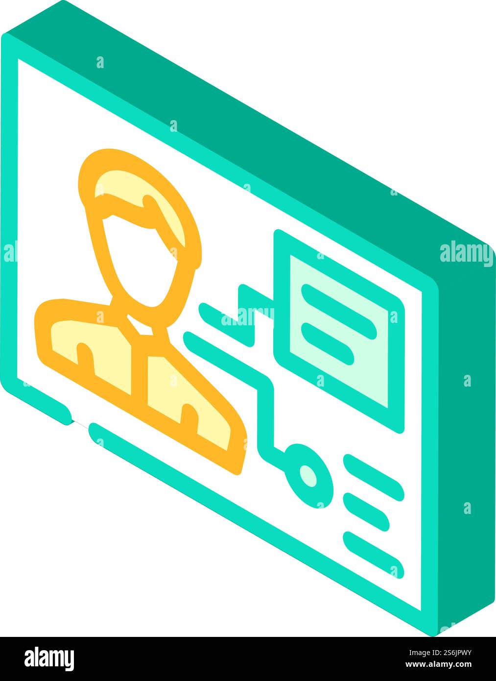 client analysis kyc isometric icon vector. client analysis kyc sign ...