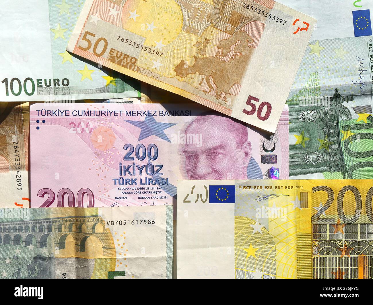 Turkish five banknotes hi-res stock photography and images - Alamy