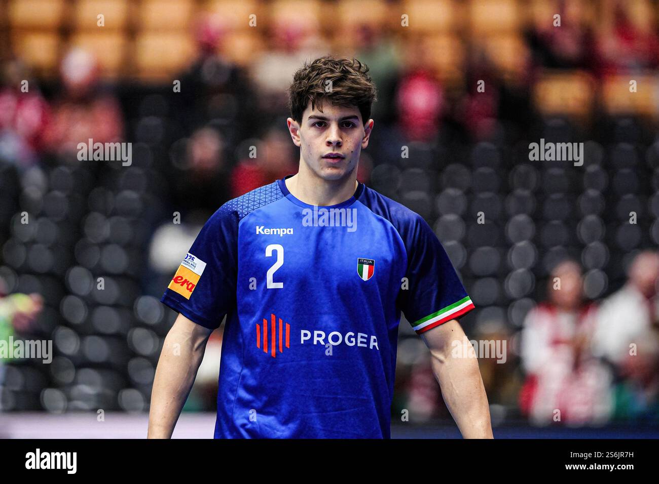 Leo Prantner (Italien, #02) DEN, Italien vs. Algerien, Handball, IHF ...