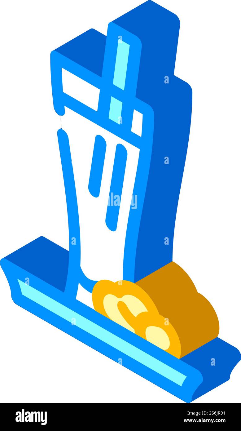 horchata spain drink isometric icon vector. horchata spain drink sign ...