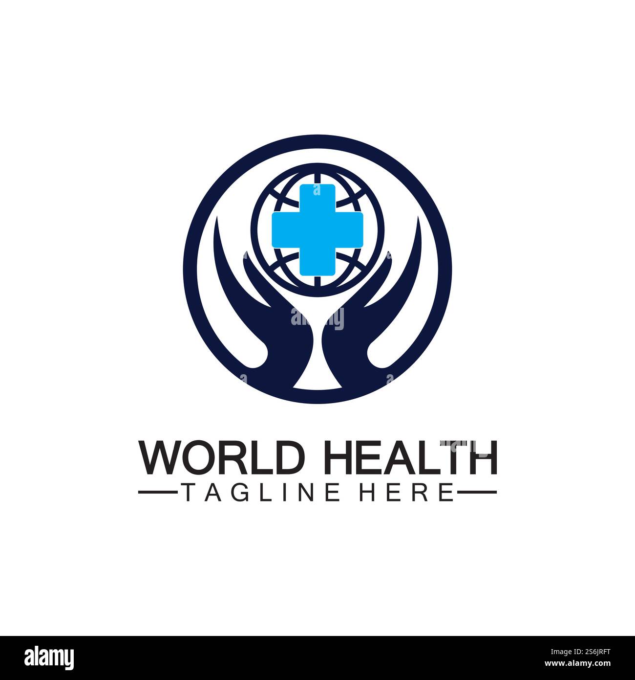 World health logo vector illustration design template Stock Vector ...