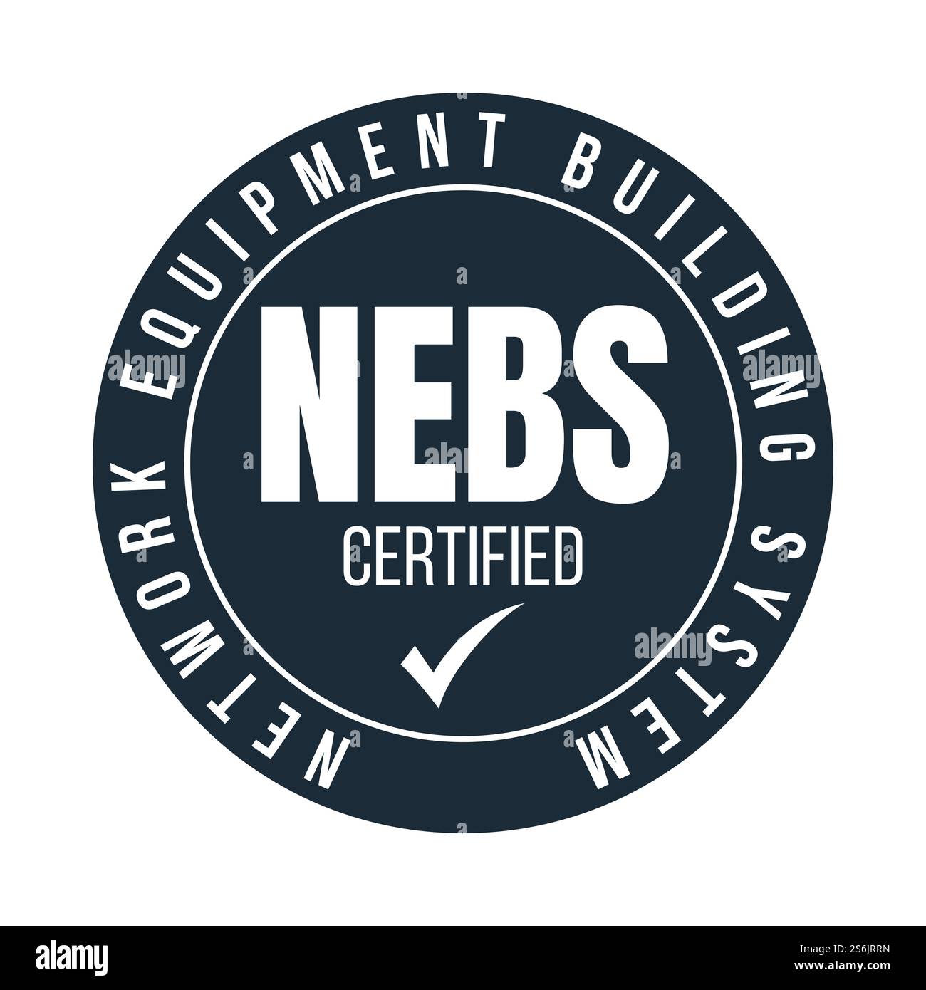 NEBS network equipment building system certified symbol icon Stock ...