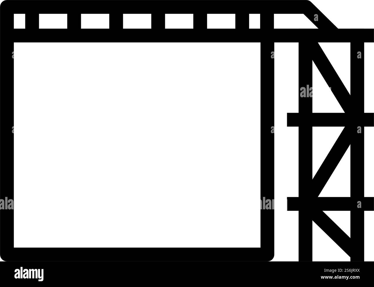 Oil Tank Storage Icon. Bold outline design with editable stroke width. Vector Illustration Stock ...