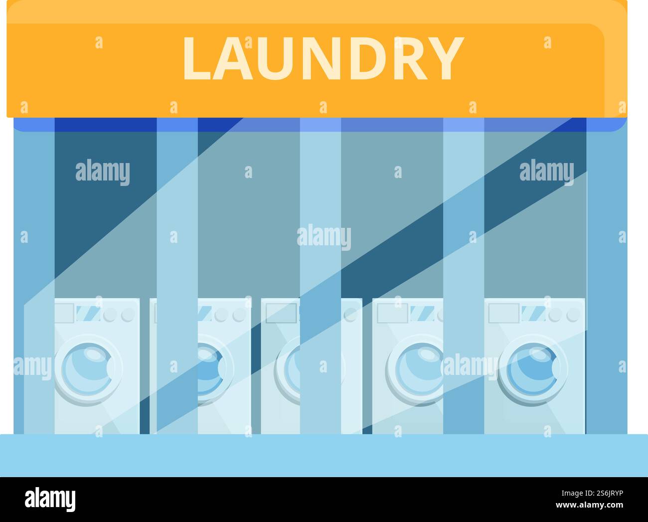 Street laundry icon. Cartoon of Street laundry vector icon for web ...