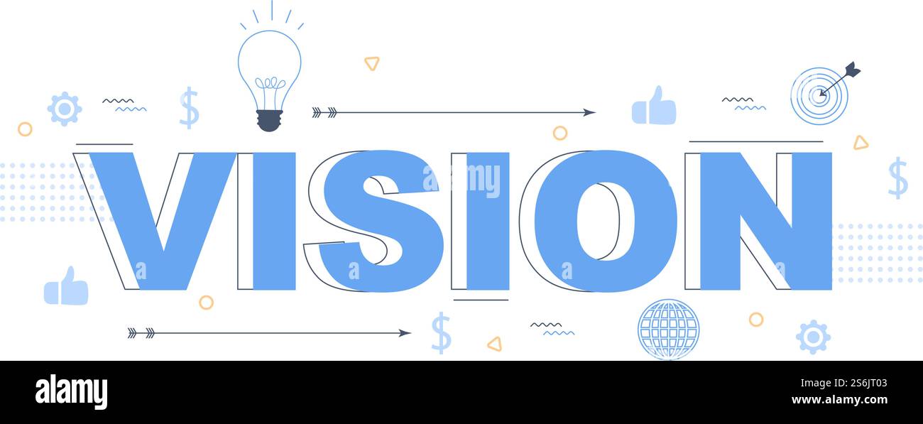 Business Vision And Target By Holding Binoculars Towards Career Success ...