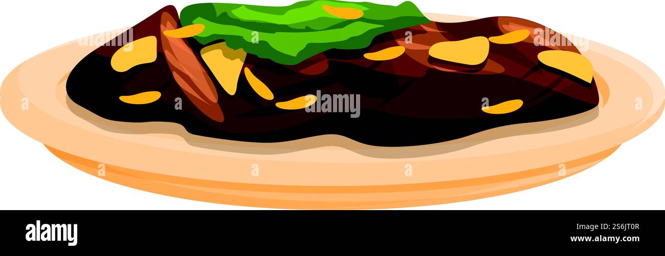 Korean break food icon. Cartoon of Korean break food vector icon for ...
