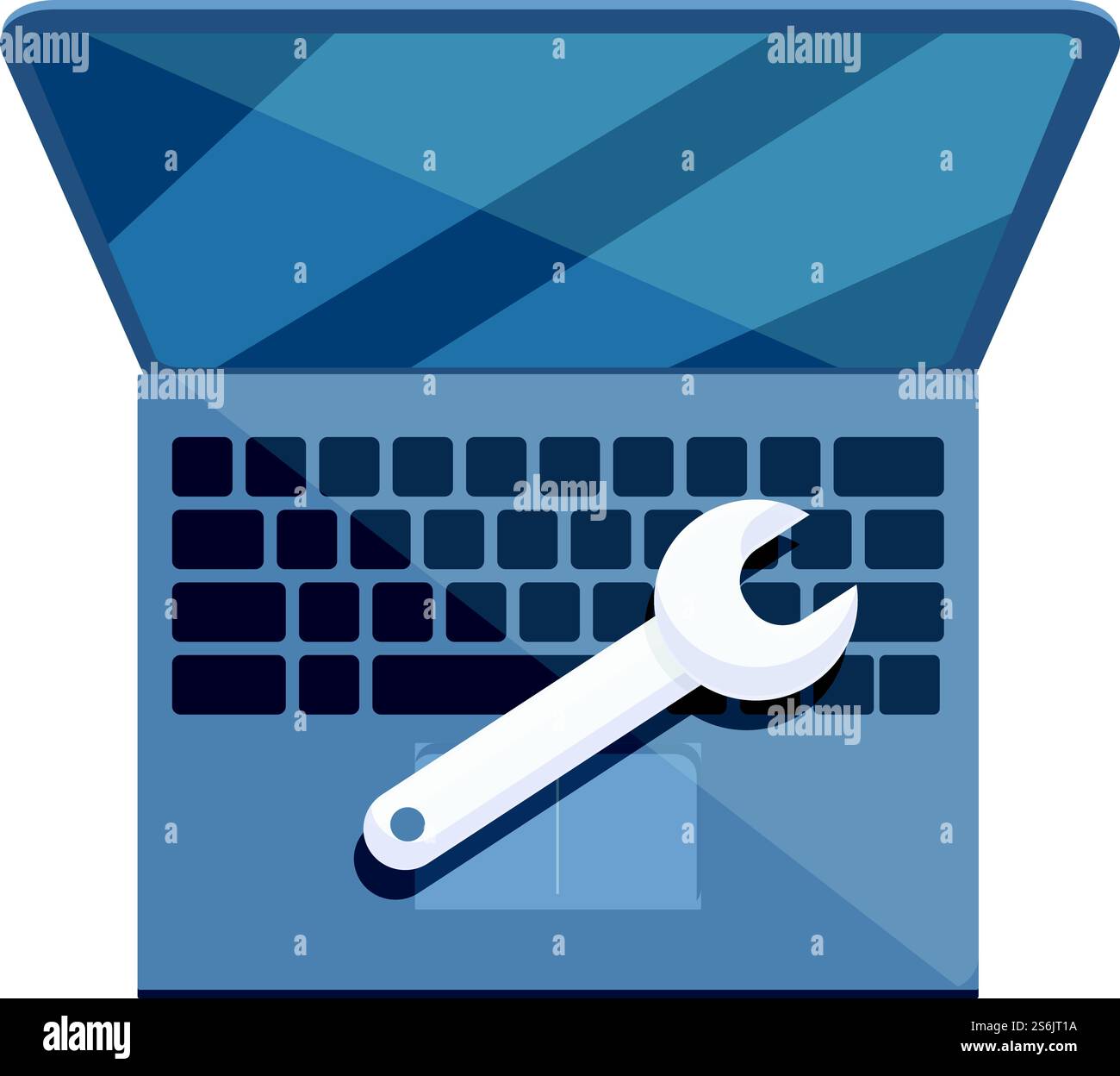 Fast laptop repair icon. Cartoon of Fast laptop repair vector icon for ...