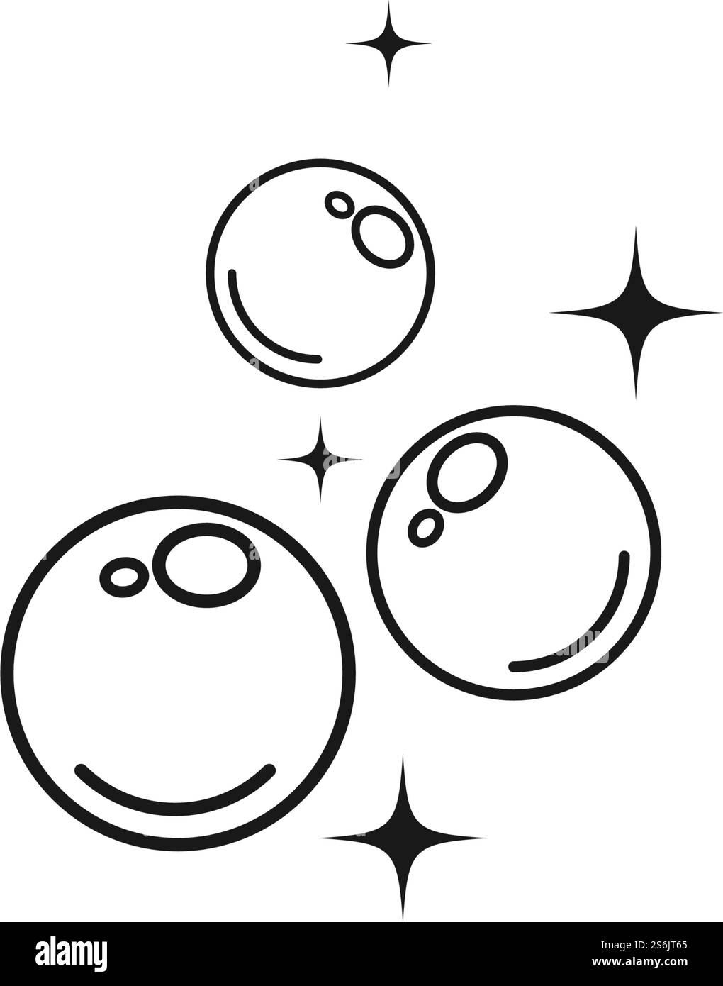 Illustration of blue sea underwater with air bubbles Cut Out Stock ...