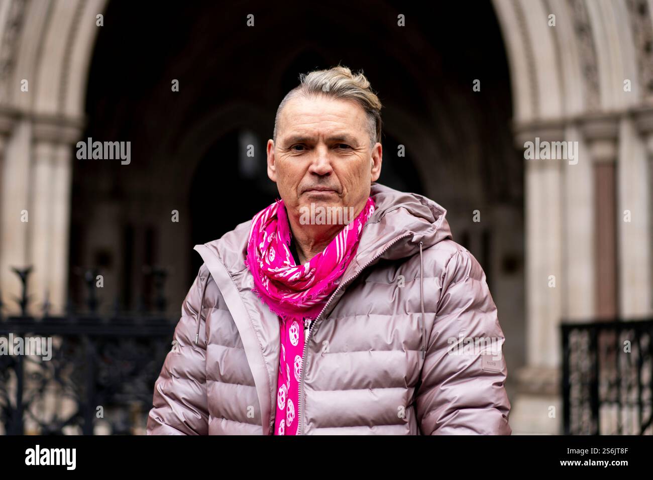 Ecotricity founder Dale Vince outside the Royal Courts of Justice, in ...