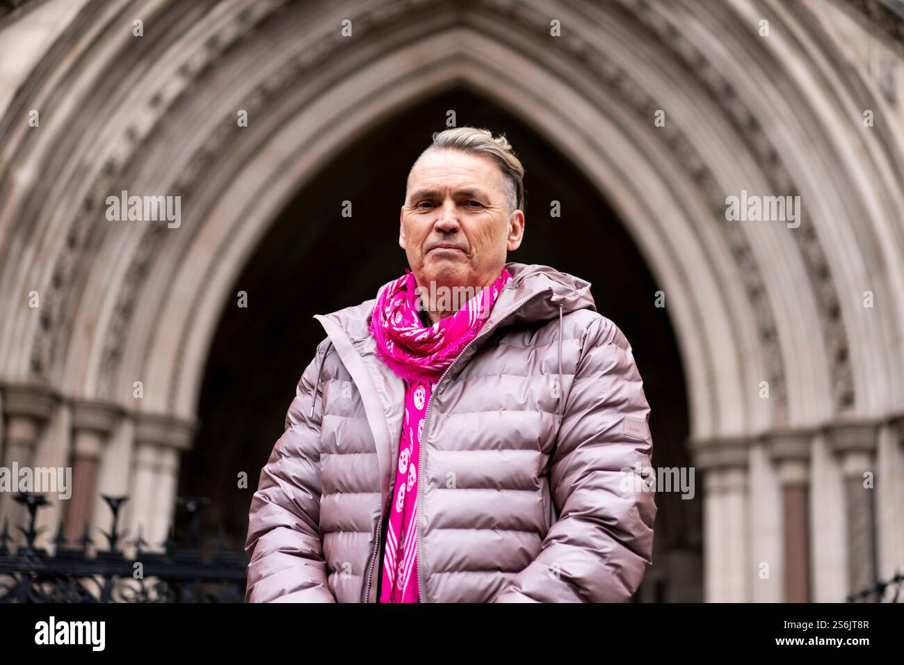 Ecotricity founder Dale Vince outside the Royal Courts of Justice, in ...
