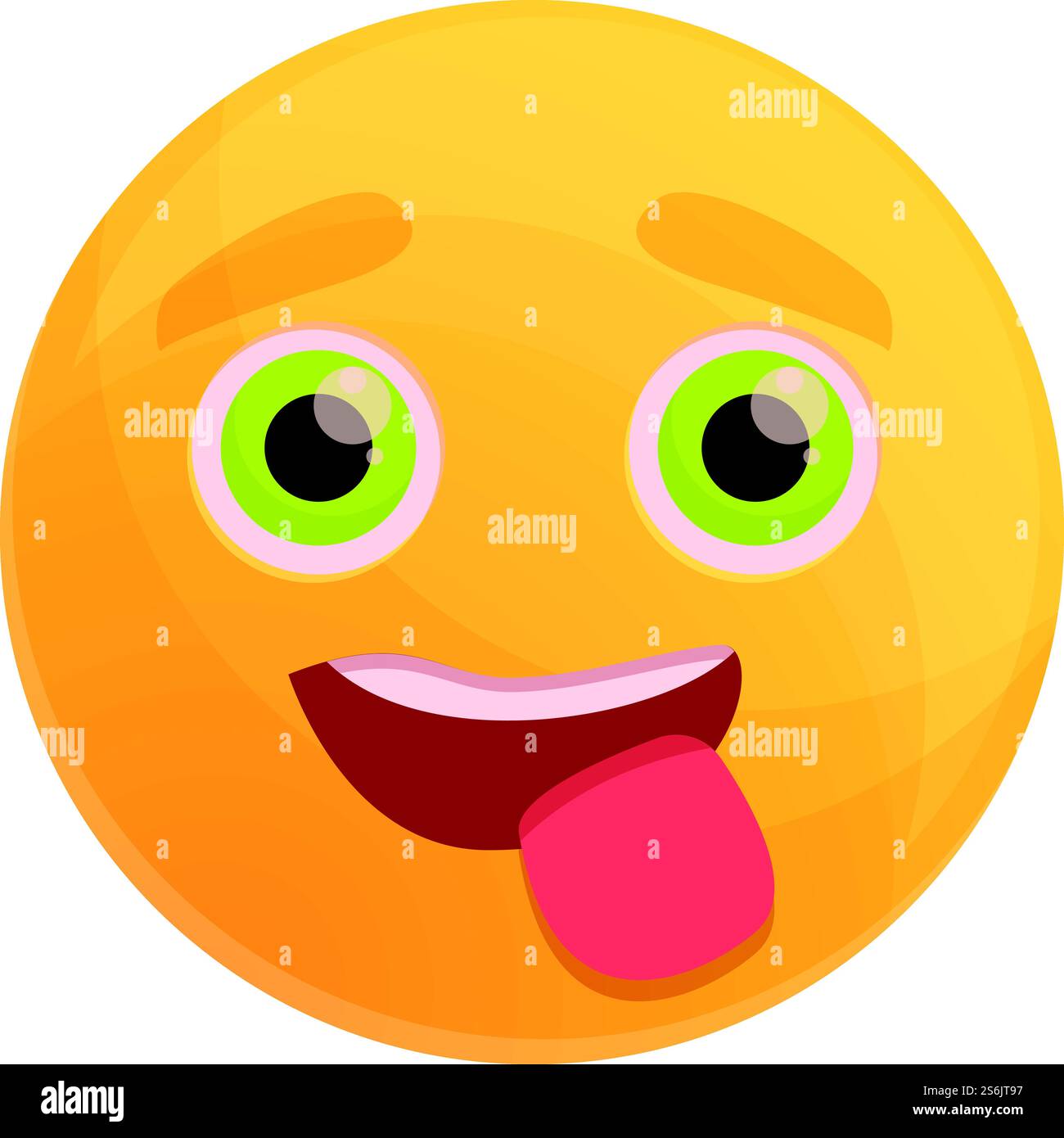 Playful emoticon icon. Cartoon of playful emoticon vector icon for web ...