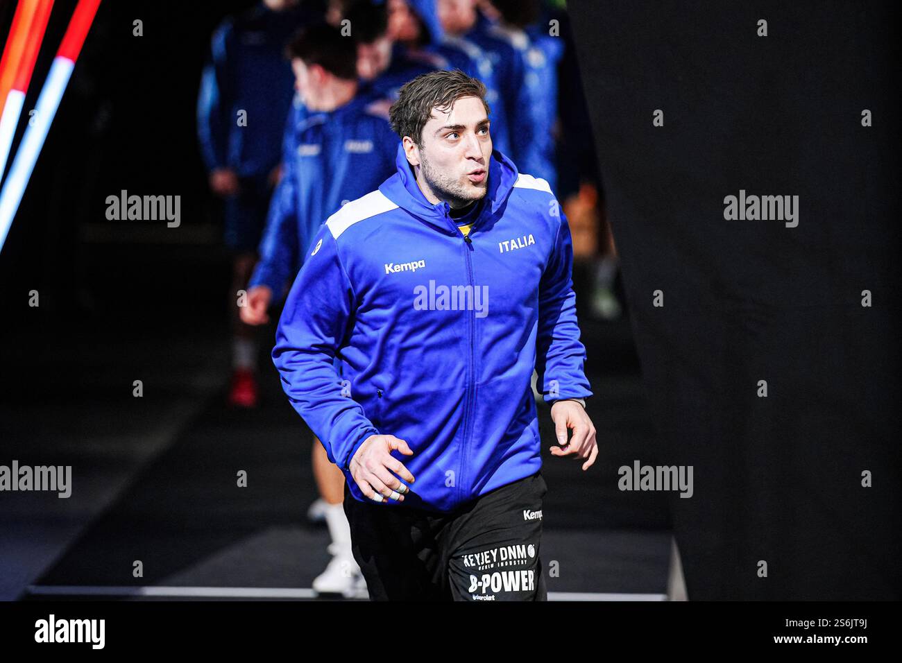 Domenico Ebner (Italien, #01) DEN, Italien vs. Algerien, Handball, IHF ...