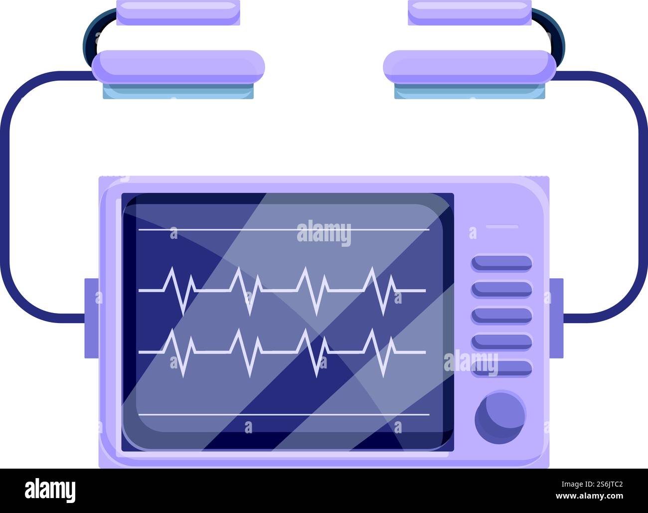 Portable defibrillator icon. Cartoon of Portable defibrillator vector ...