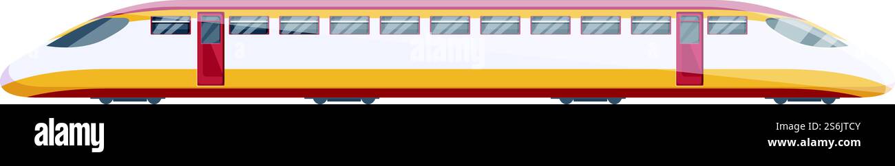 Express locomotive icon. Cartoon of Express locomotive vector icon for ...