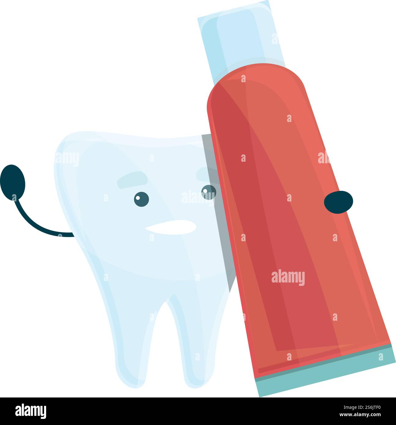 Teeth whitening toothpaste tube icon. Cartoon of Teeth whitening ...