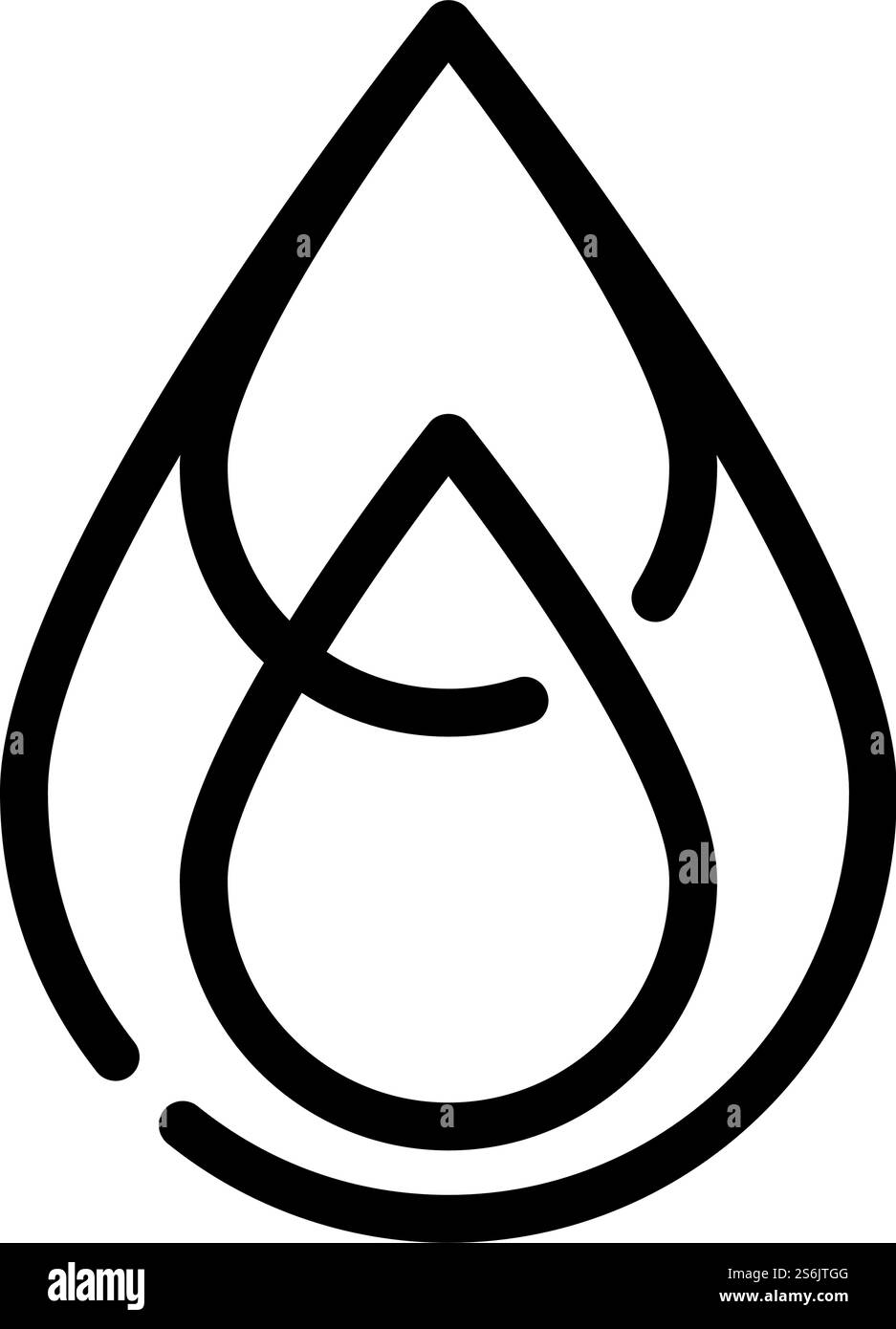 saturated fat line icon vector. saturated fat sign. isolated contour ...