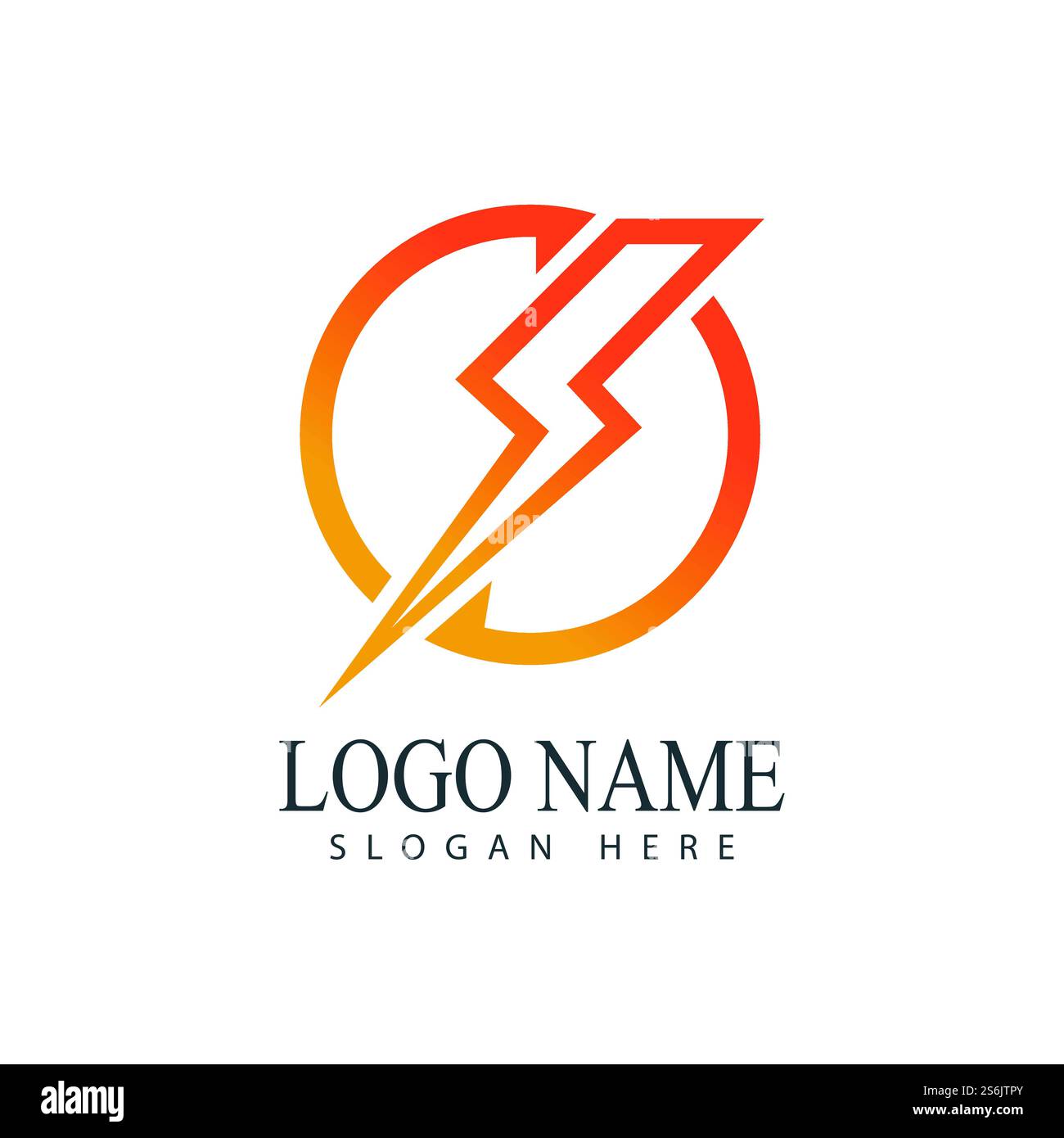 Power lightning logo vector design Stock Vector Image & Art - Alamy