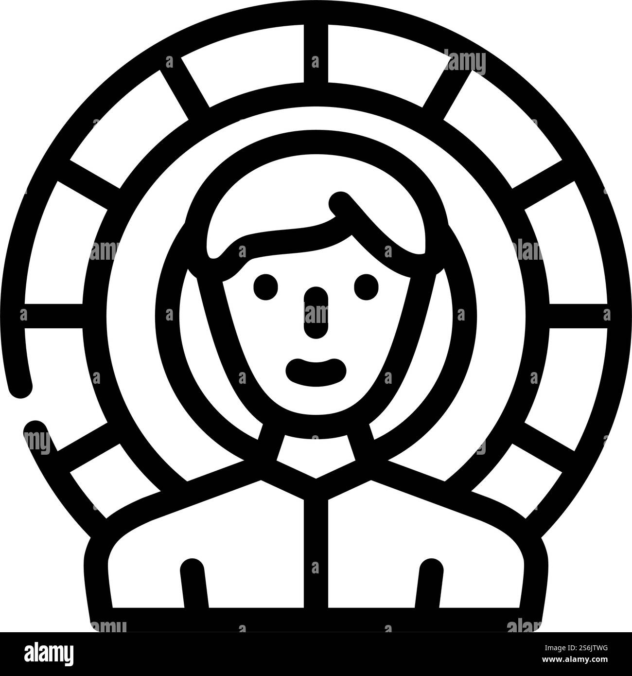 grading scale kyc line icon vector. grading scale kyc sign. isolated ...