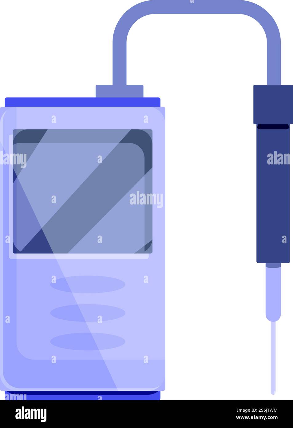 Ph meter acid icon. Cartoon of Ph meter acid vector icon for web design ...