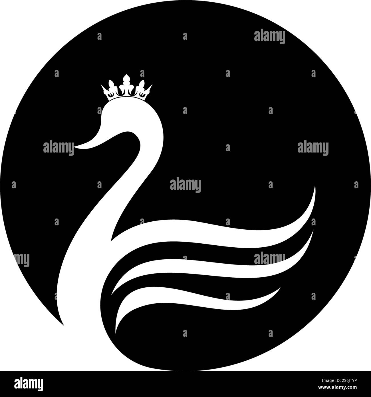 swan logos and symbols Stock Vector Image & Art - Alamy