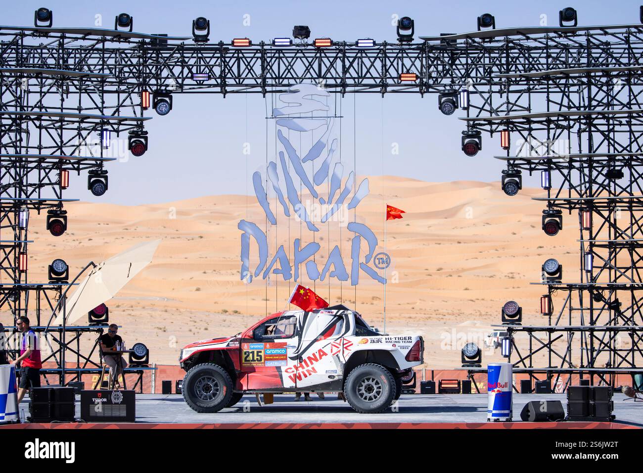 Subaytah, Arabie Saoudite. 17th Jan, 2025. 215 ZHANG Guoyu (chn), WANG Yicheng (chn), Toyota ...