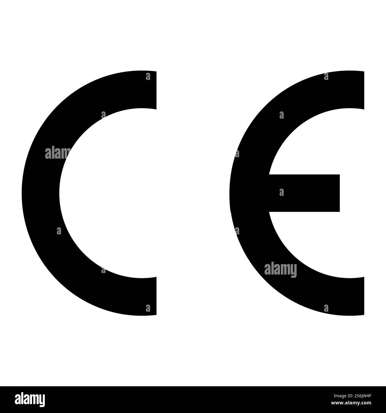 CE Mark Symbol Sign On White Background Stock Vector Image & Art - Alamy