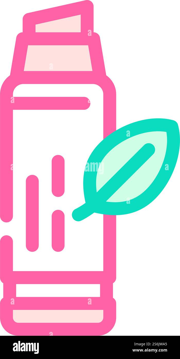 lip balm color icon vector. lip balm sign. isolated symbol illustration ...