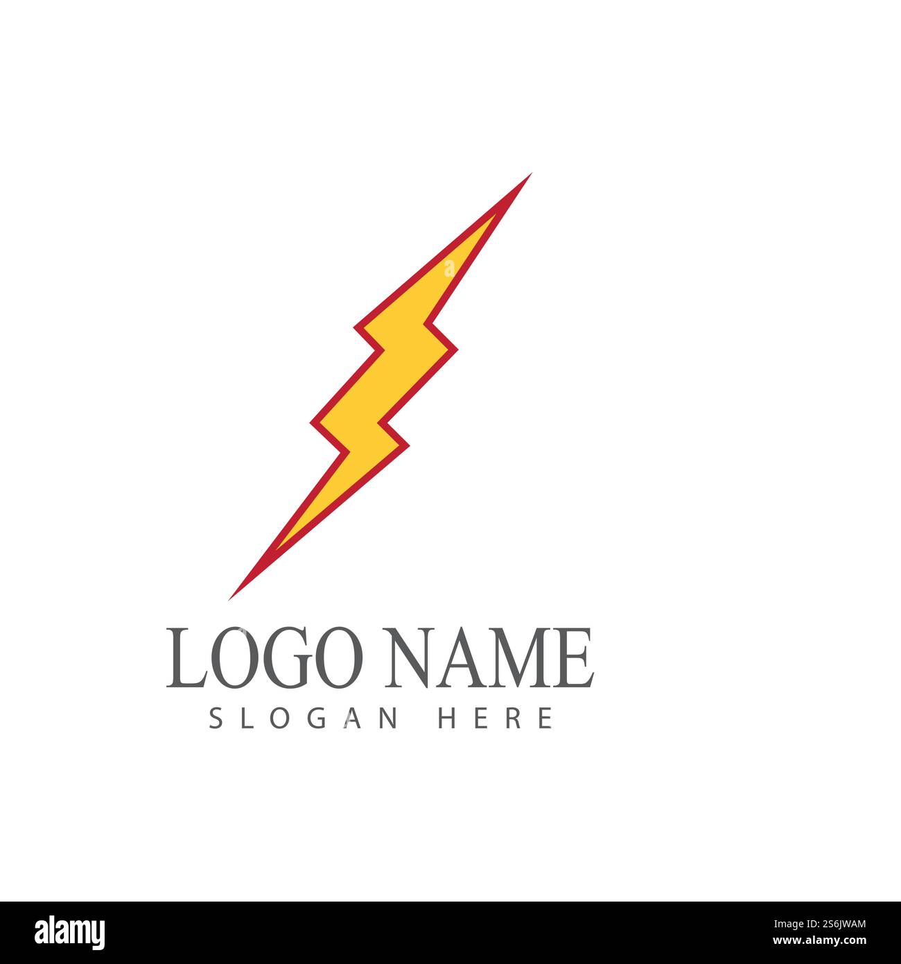 Power lightning logo vector design Stock Vector Image & Art - Alamy