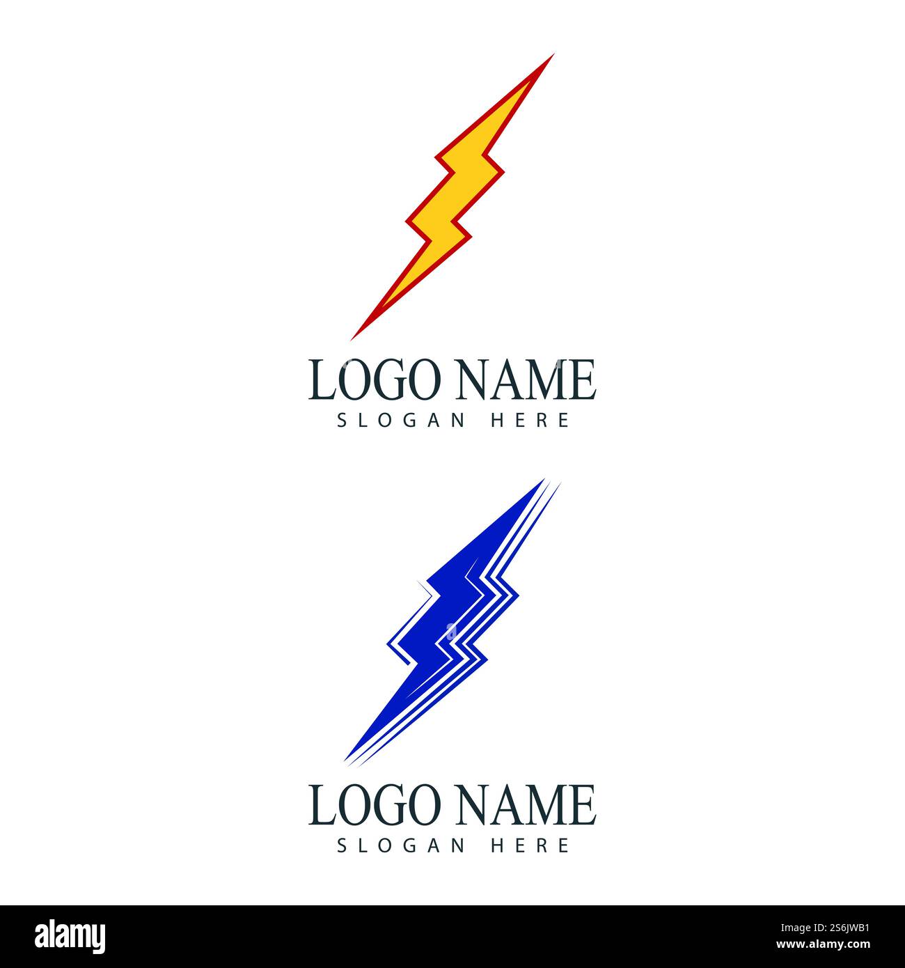 Power lightning logo vector design Stock Vector Image & Art - Alamy