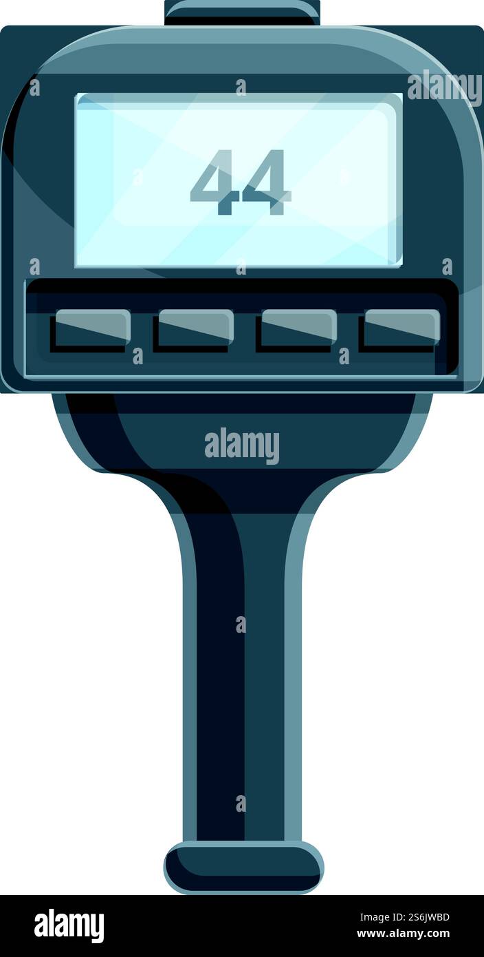 Speed radar detect icon. Cartoon of Speed radar detect vector icon for ...