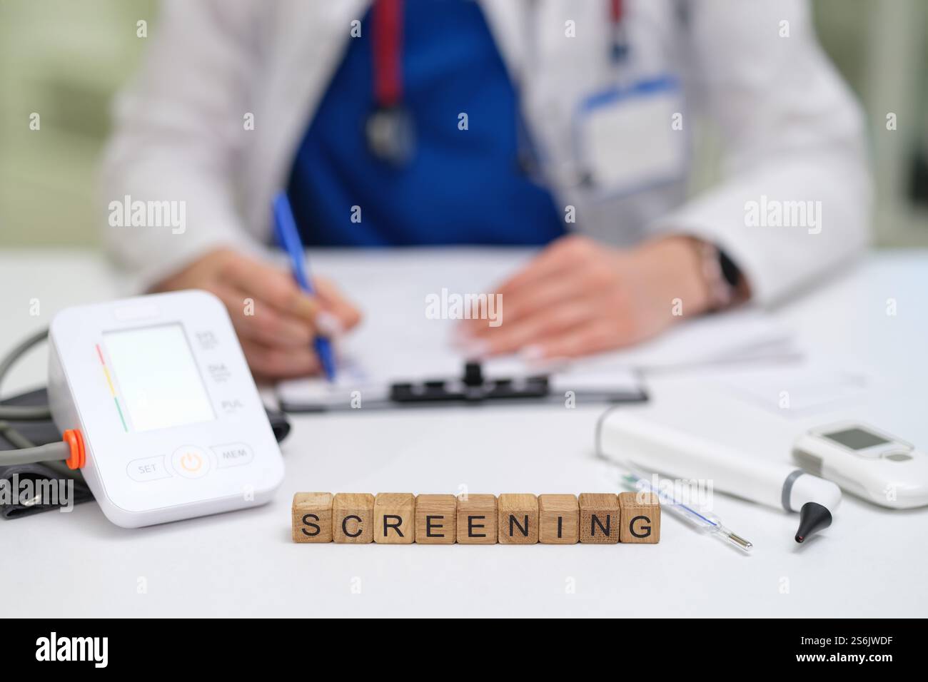 The Comprehensive Health Screening Process Involving Medical Equipment ...