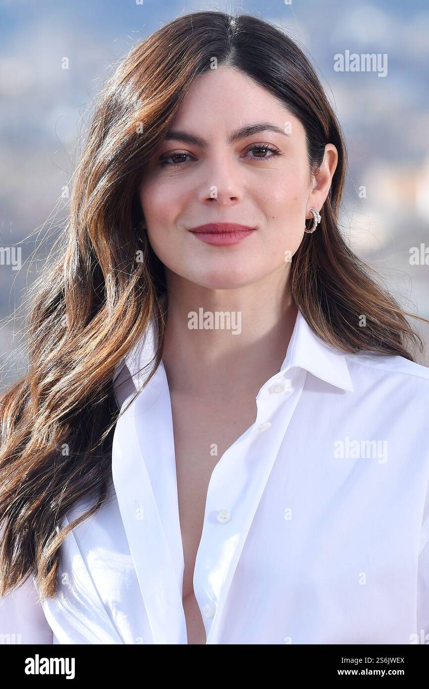 Roma, Lazio. 17th Jan, 2025. Actress Monica Barbaro during the ...