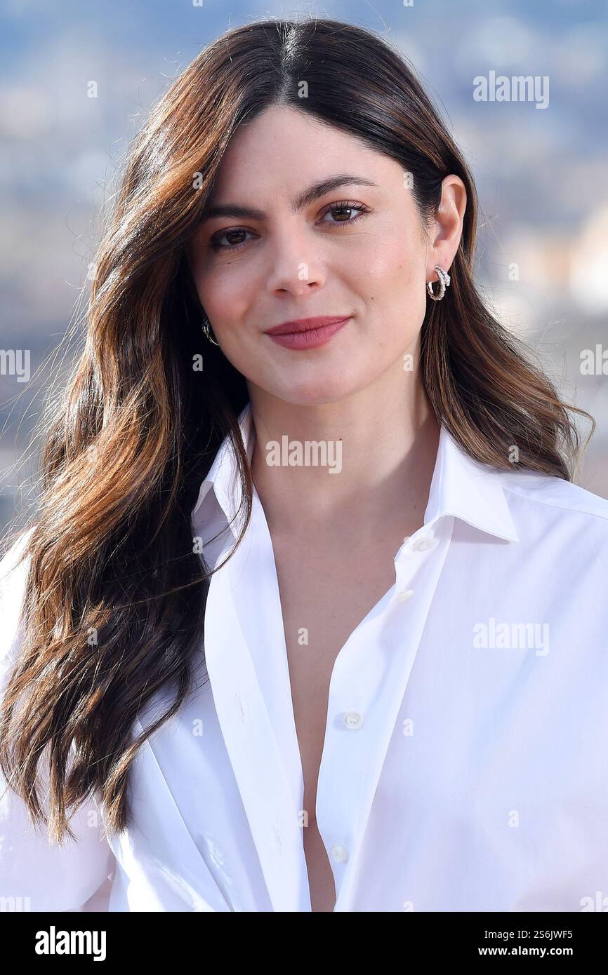 Roma, Lazio. 17th Jan, 2025. Actress Monica Barbaro during the ...