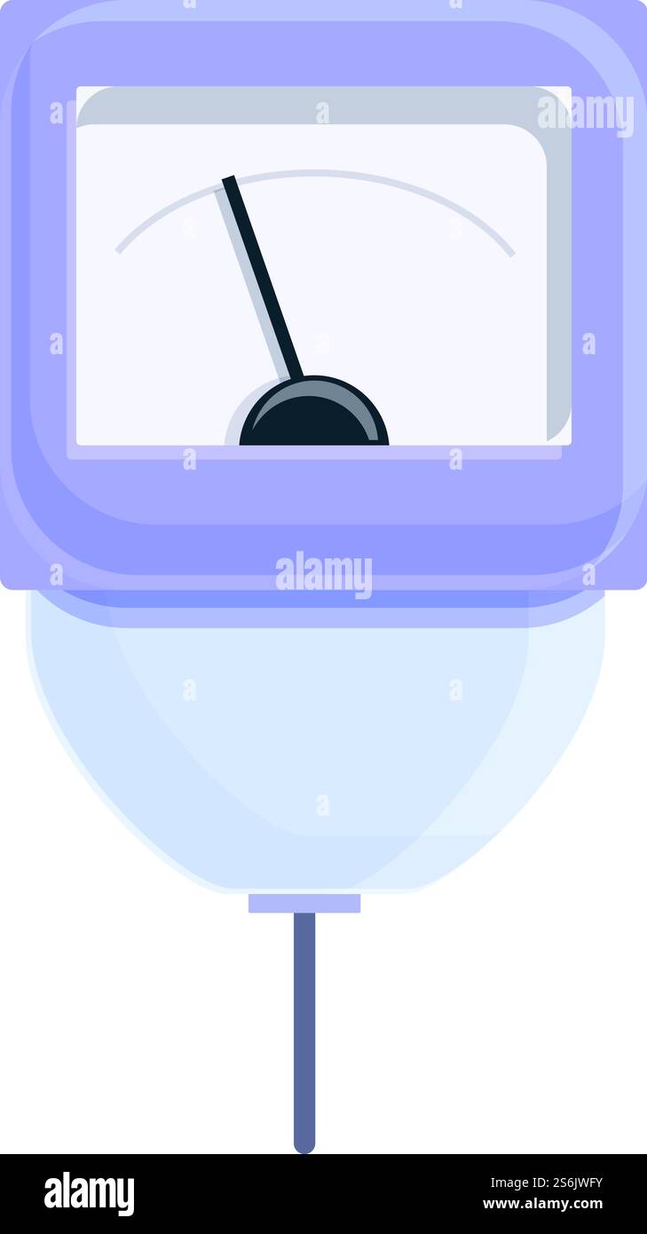 Ph meter computer icon. Cartoon of Ph meter computer vector icon for ...