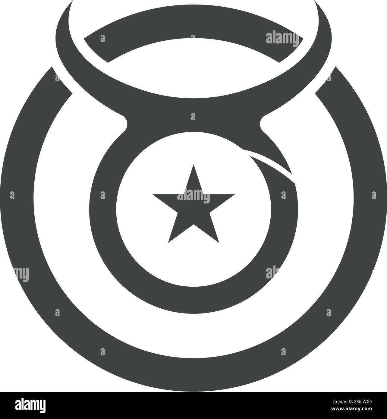 Bull Taurus Logo Template Stock Vector Image & Art - Alamy