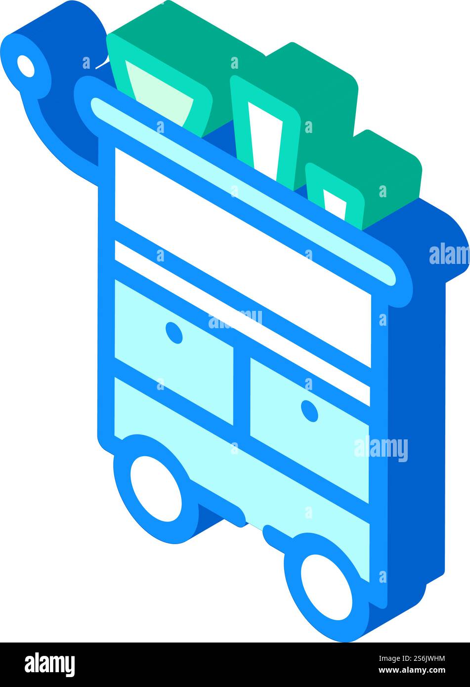 table stylist isometric icon vector. table stylist sign. isolated ...