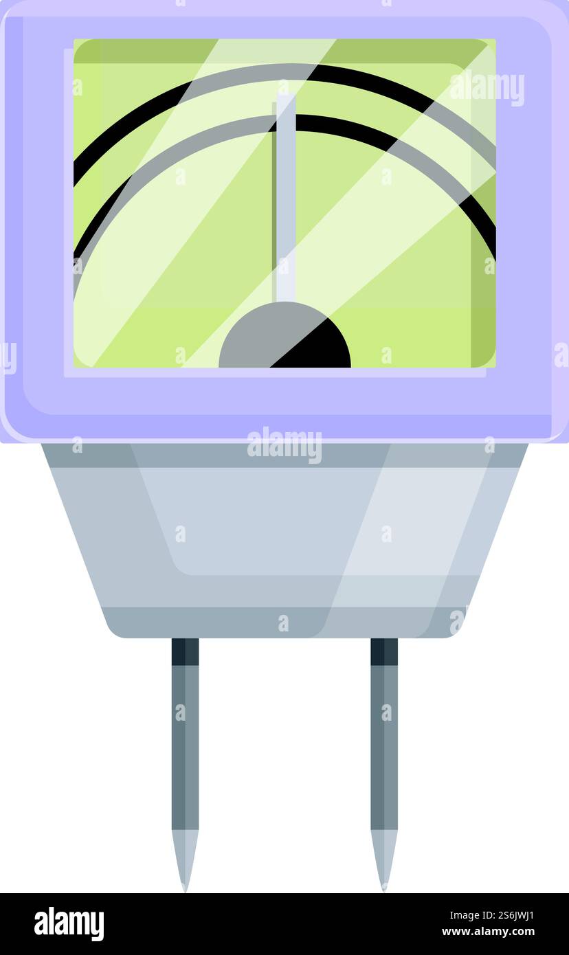 Ph meter biology icon. Cartoon of Ph meter biology vector icon for web ...
