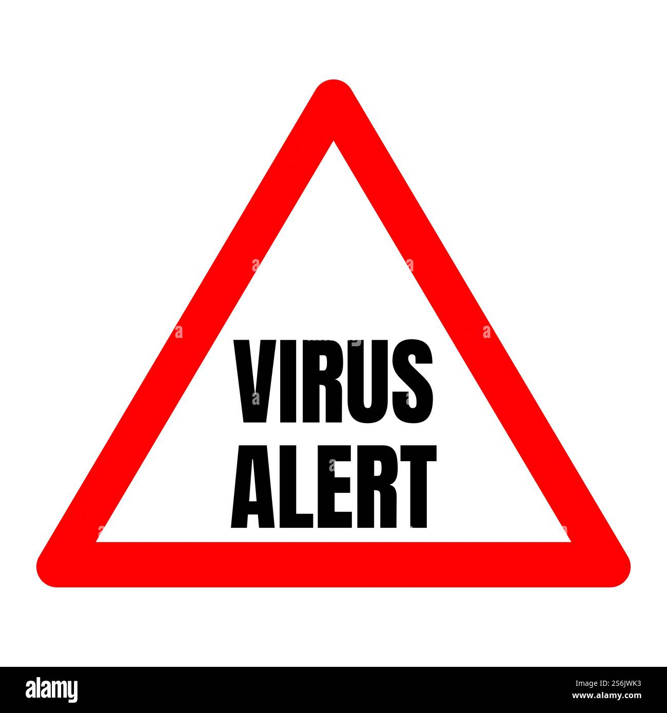 Virus alert symbol icon Stock Photo - Alamy