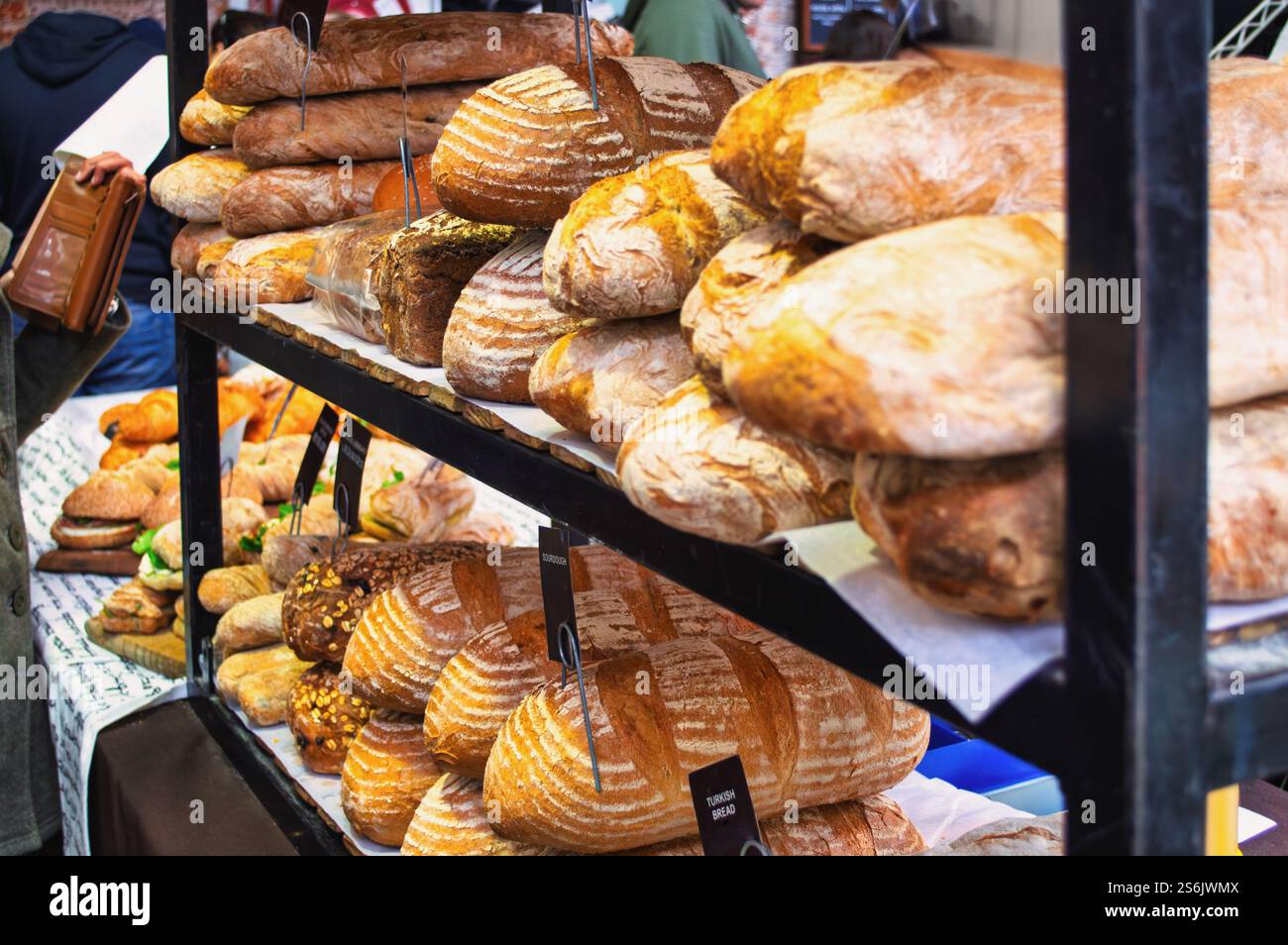 artisanal bread in the shelf, in cape town South Africa, sourdough ...