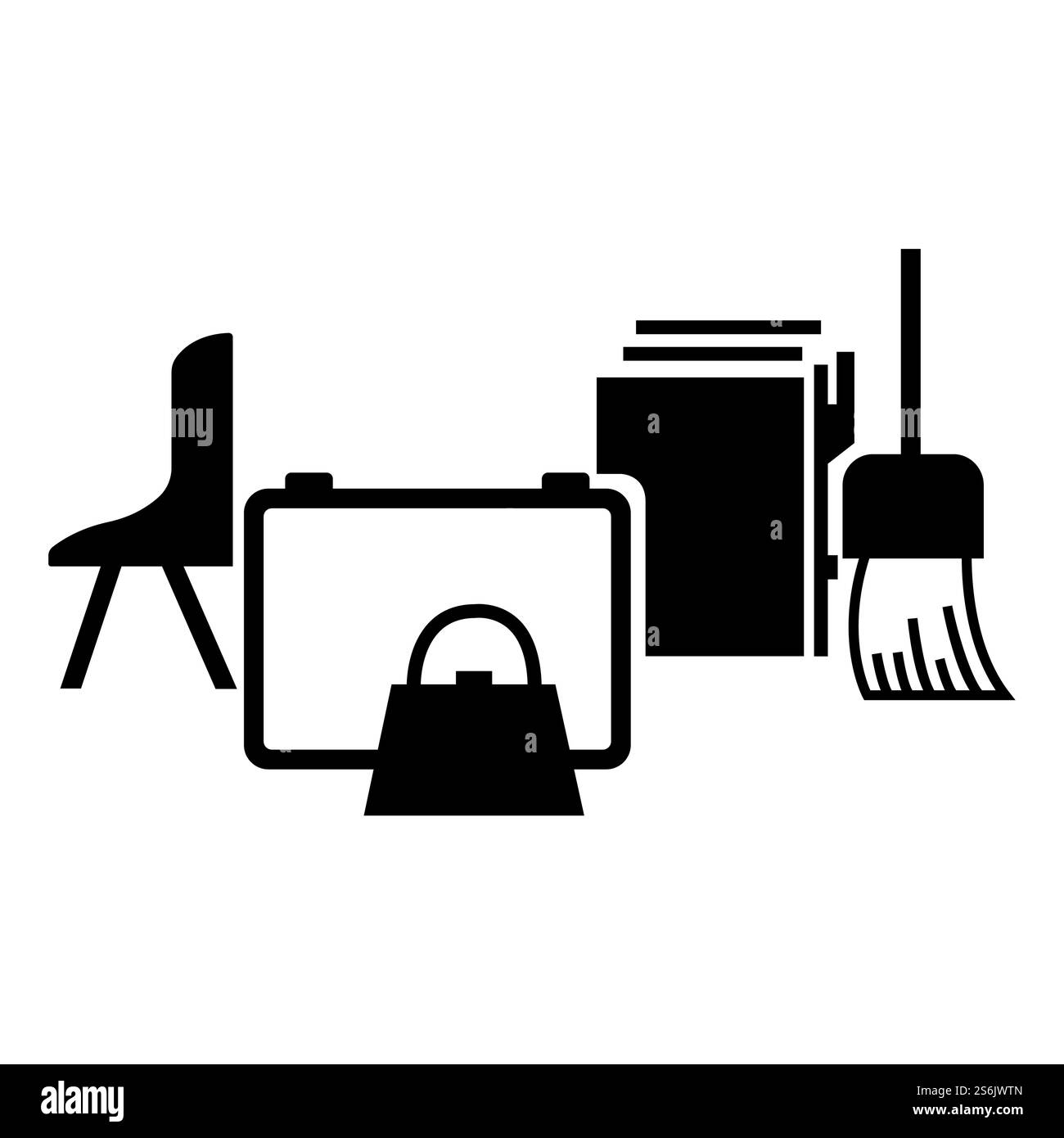 Keep Area Clear Symbol Sign Isolate on White Background,Vector ...