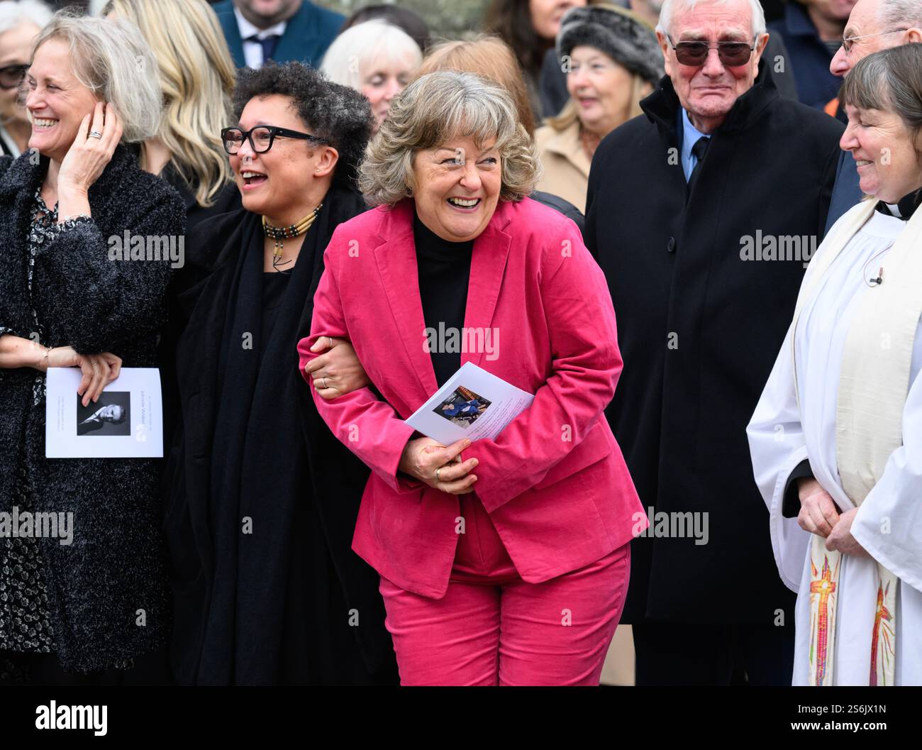 Somerset, UK. January 17th, 2025. Johnnie Walker’s wife Tiggy attending ...
