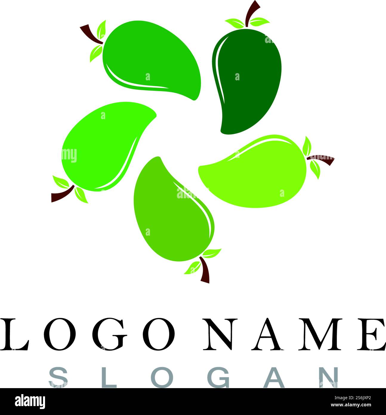 Mango fruits logo and symbols vector Stock Vector Image & Art - Alamy