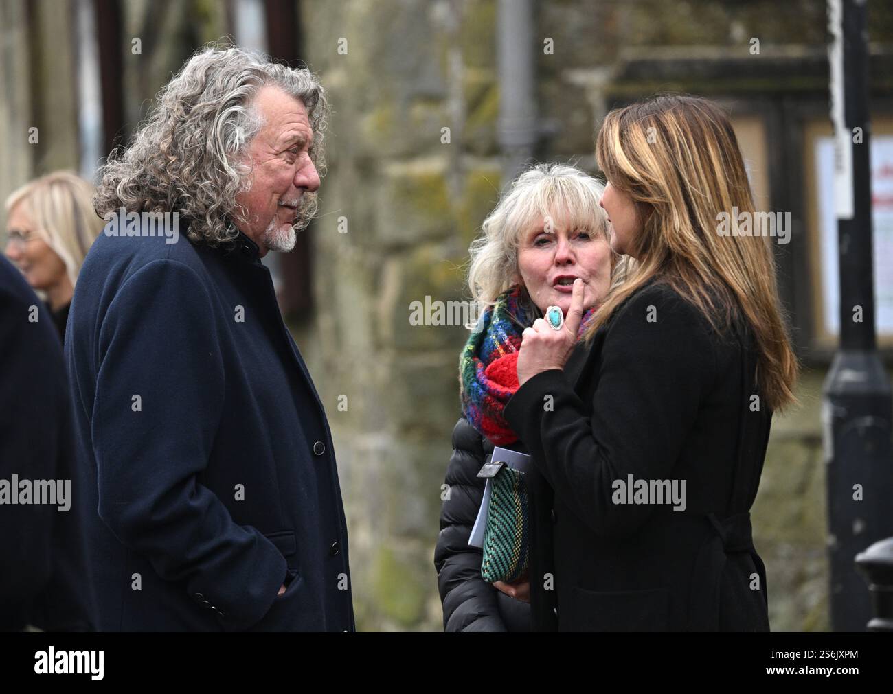 Somerset, UK. January 17th, 2025. Robert Plant and Suzi Perry attending ...