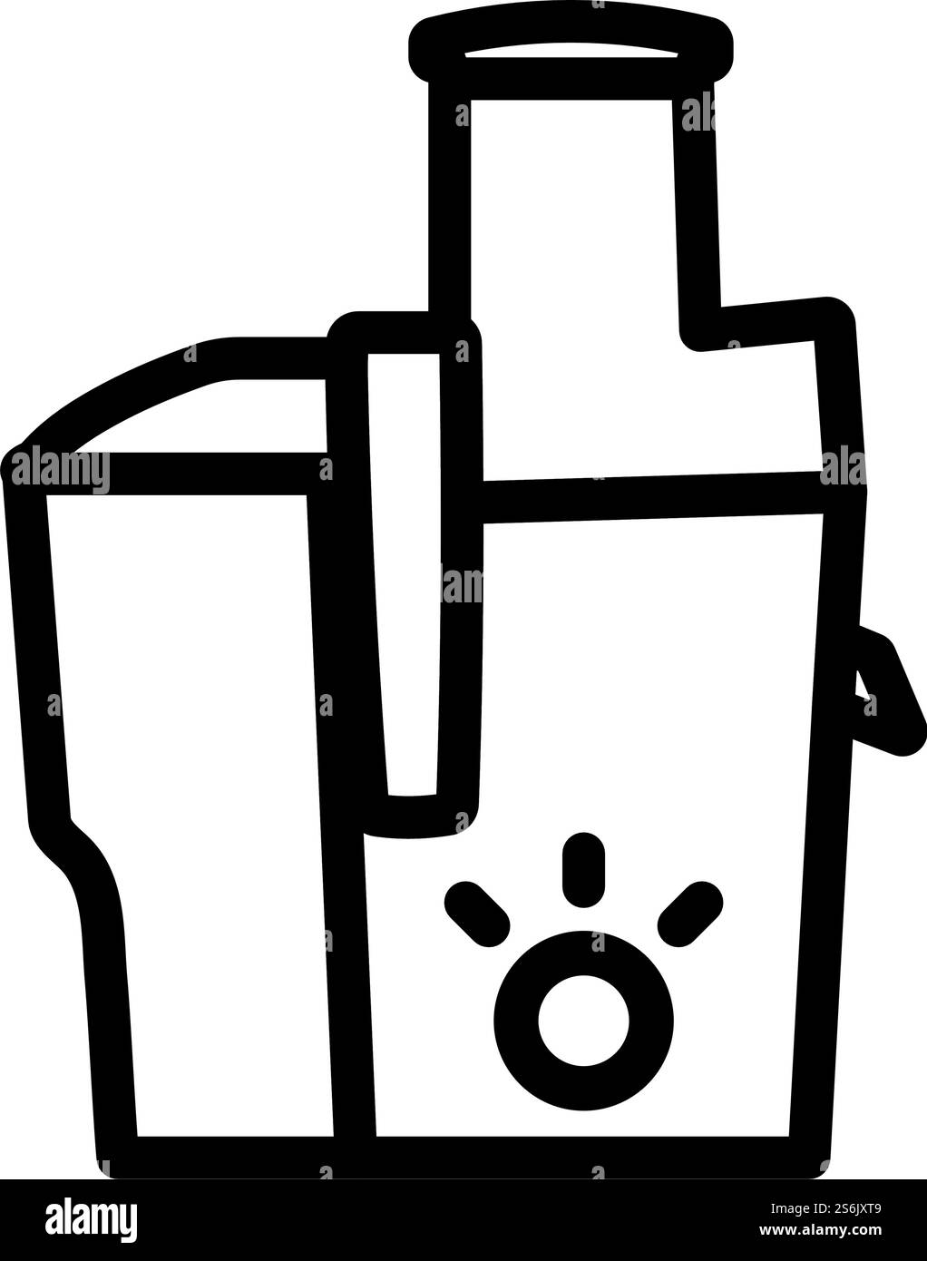 Juicer Machine Icon. Bold outline design with editable stroke width ...