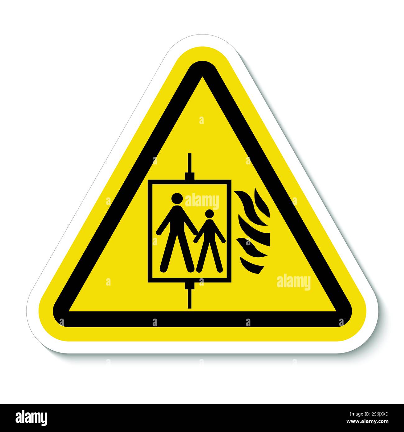 Fire Do not use the elevator Stock Vector Image & Art - Alamy