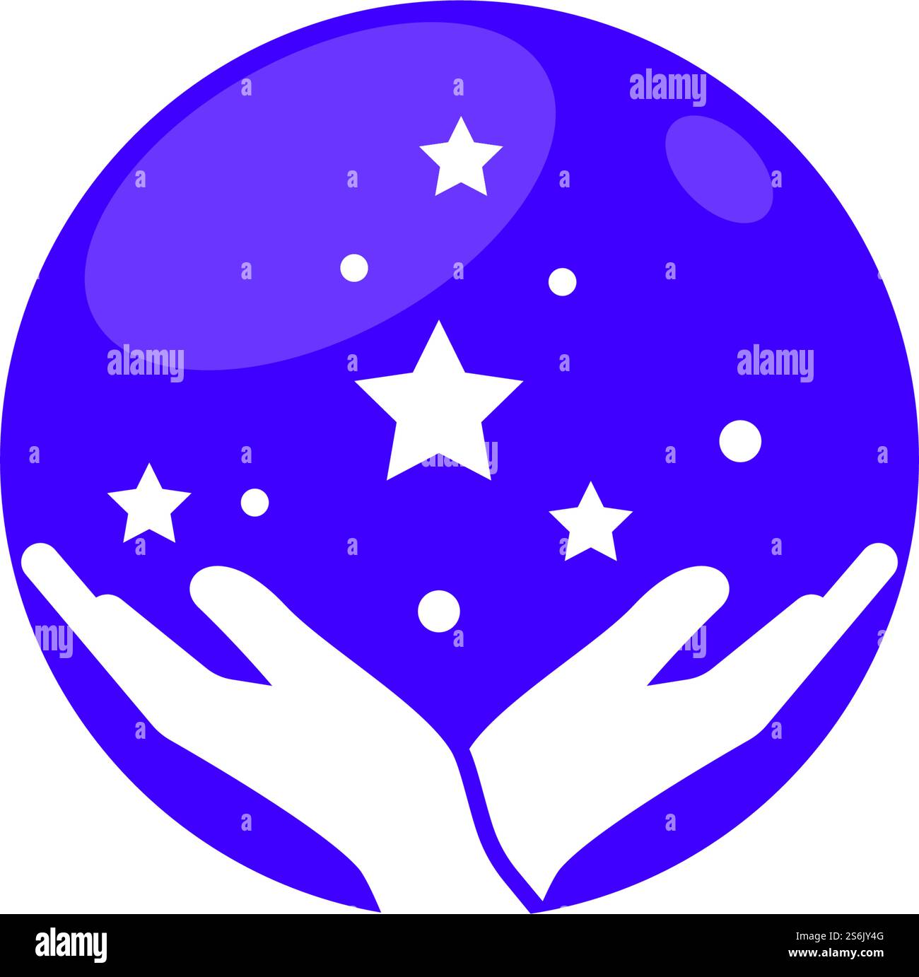Hand and star logo illustration vector design Stock Vector Image & Art ...